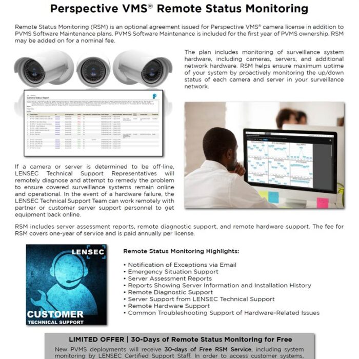 Download Perspective VMS® Product & Documents - LENSEC